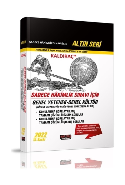 Savaş Yayınevi Kaldıraç Hakimlik Için Gygk Soru Bankası