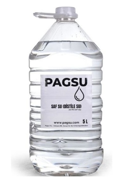 Pagsu Saf Su (Distile Su) 5 Litre Pagsu Saf Su (Distile Su) 5 Litre