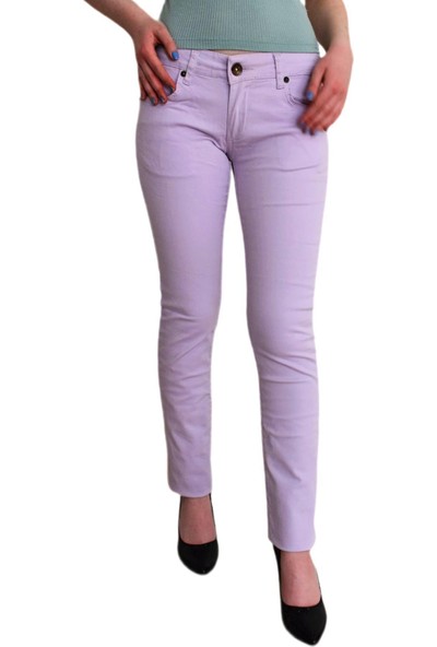 Brg Jeans Kadın Kanvas Pantolon Düşük Bel 4286 TT002230