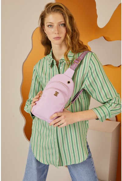 Pierre Cardin Print Lila Kadın Bel Çantası 05PO22Y1535-P Lı Pierre Cardin Print Lila Kadın Bel Çantası 05PO22Y1535-P Lı