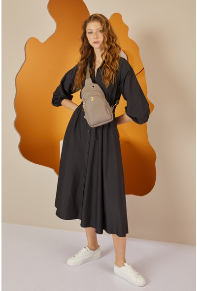 Pierre Cardin Print Vizon Kadın Bel Çantası 05PO22Y1535-P V Pierre Cardin Print Vizon Kadın Bel Çantası 05PO22Y1535-P V