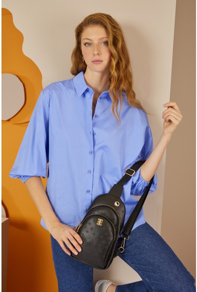 Pierre Cardin Floater Siyah Kadın Bel Çantası 05PO22Y1535-F S Pierre Cardin Floater Siyah Kadın Bel Çantası 05PO22Y1535-F S