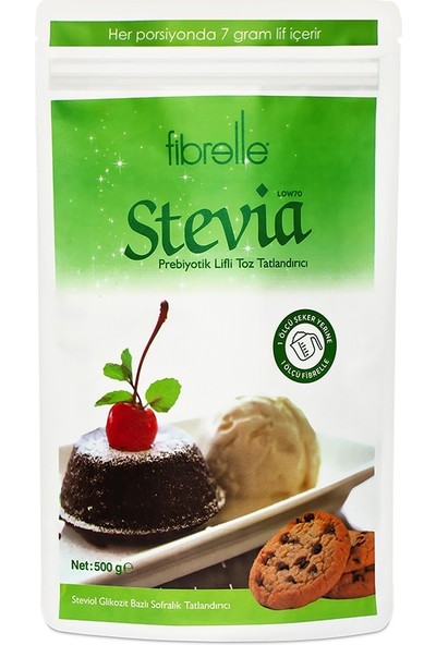 Fibrelle Prebiyotik Lifli Stevialı Tatlandırıcı LOW70 500 gr