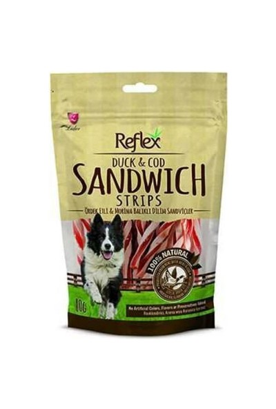 Reflex Duck Ördekli ve Balıklı Sandviç Sticks Köpek Ödülü 80 gr Reflex Duck Ördekli ve Balıklı Sandviç Sticks Köpek Ödülü 80 gr