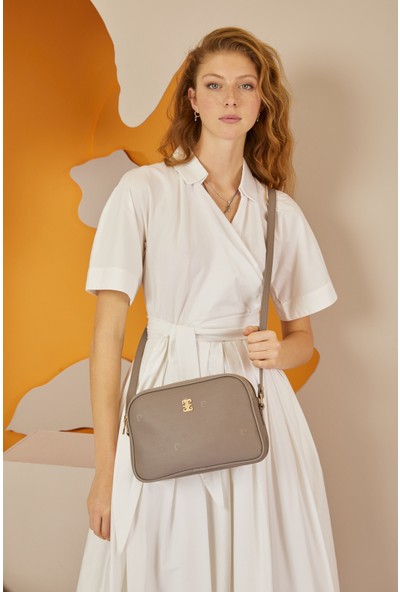 Pierre Cardin Print Vizon Kadın Çapraz Çanta 05PO22Y1536-P V Pierre Cardin Print Vizon Kadın Çapraz Çanta 05PO22Y1536-P V