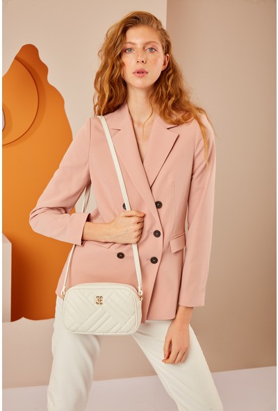 Pierre Cardin Beyaz Kadın Çapraz Çanta 05PO22Y1613LSAK By