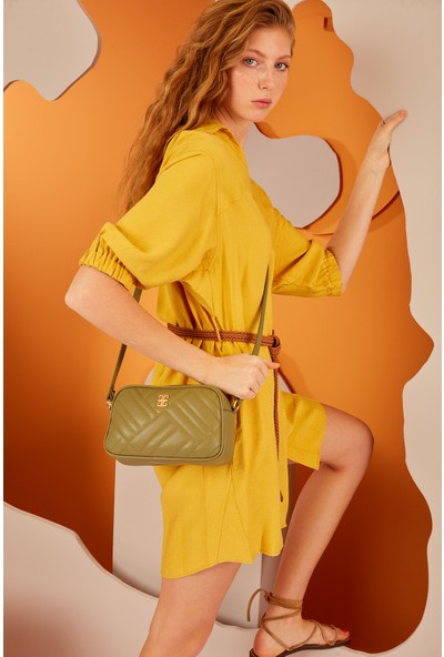 Pierre Cardin Acık Yesil Kadın Çapraz Çanta 05PO22Y1613LSAK Ay