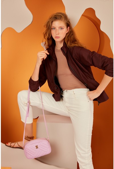Pierre Cardin Lila Kadın Çapraz Çanta 05PO22Y1613LSAK Lı