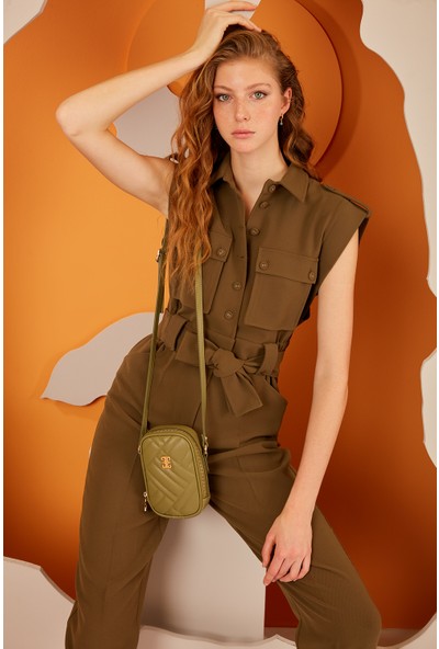 Pierre Cardin Acık Yesil Kadın Çapraz Çanta 05PO22Y1614LSAK Ay