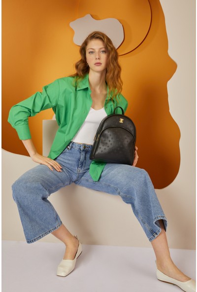 Pierre Cardin Floater Siyah Kadın Sırt Çantası 05PO22Y1540-F S Pierre Cardin Floater Siyah Kadın Sırt Çantası 05PO22Y1540-F S