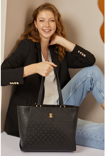 Pierre Cardin Floater Siyah Kadın Omuz Çantası 05PO22Y1554-F S