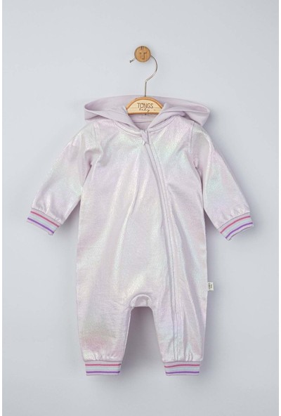 Tongs 4201 Bebek Kız Tulum Tongs - Lila - 0-3 Ay