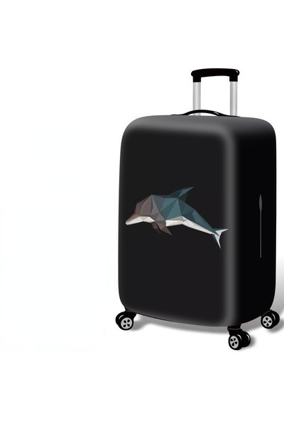 Serendipity YJ Serendipity Desenli Elastik Bavul Koruyucu Kapak (Yurt Dışından)