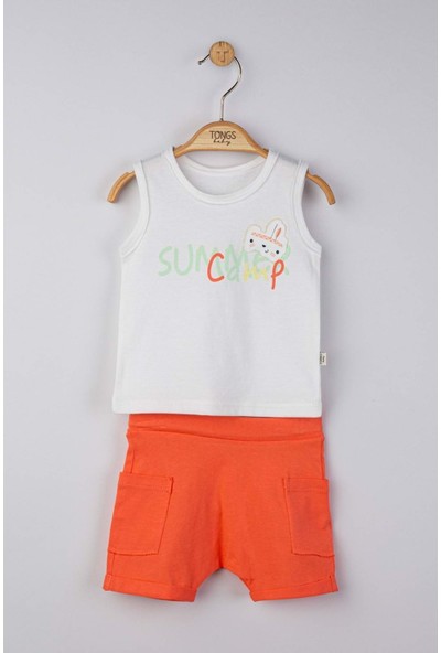 Tongs 4185 Bebek Erkek Takım Tongs - Oranj - 6-9 Ay Tongs 4185 Bebek Erkek Takım Tongs - Oranj - 6-9 Ay