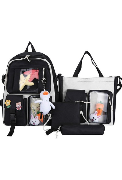 Lanbo Siyah Okul Çantası (Yurt Dışından)