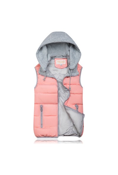 Fuzhuangpifa Kadın Için Kapüşonlu Yelek Ceket - Sarı (Yurt Dışından) Fuzhuangpifa Kadın Için Kapüşonlu Yelek Ceket - Sarı (Yurt Dışından)