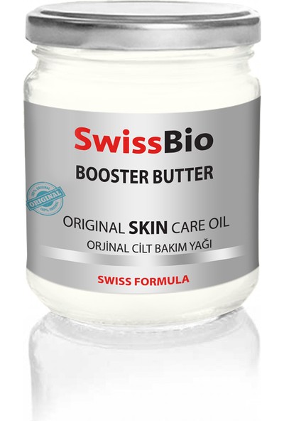 SwissBio Booster Butter Orijinal Cilt Bakım Yağı 200 ml