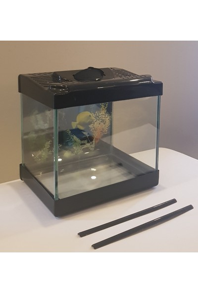 Gym Cat&Dog Lüx Ev Ofis Cam(4mm) Mini Akvaryum (20 × 20 cm Siyah) Gym Cat&Dog Lüx Ev Ofis Cam(4mm) Mini Akvaryum (20 × 20 cm Siyah)