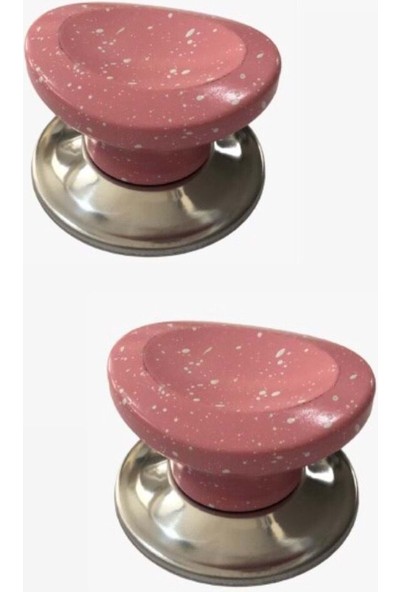 2 Adet Tencere Tava Tepesi Pembe 2 Adet Tencere Tava Tepesi Pembe