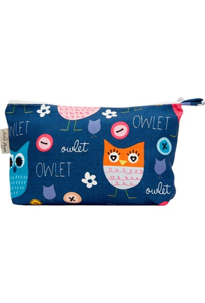 Zuhudi Baykuş Desenli El Çantası Büyük,suzani 21,cmb-5s