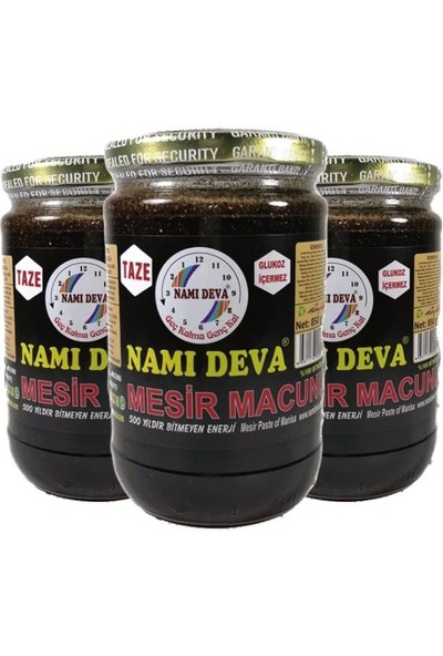 Namı Deva 850GR 3’lü Paket Namı Deva Manisa Mesir Macunu Namı Deva 850GR 3’lü Paket Namı Deva Manisa Mesir Macunu