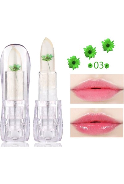 Missperla Misspperla Çiçekli Dudak Parlatıcı Açık Pembe Renk Mplar 3