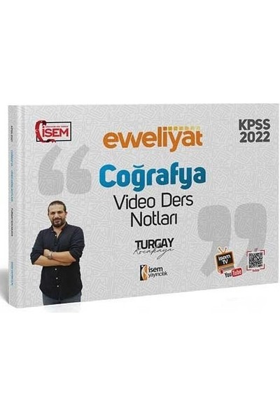 İSEM Yayıncılık KPSS 2022 Coğrafya Evveliyat Video Ders Notları İSEM Yayıncılık KPSS 2022 Coğrafya Evveliyat Video Ders Notları
