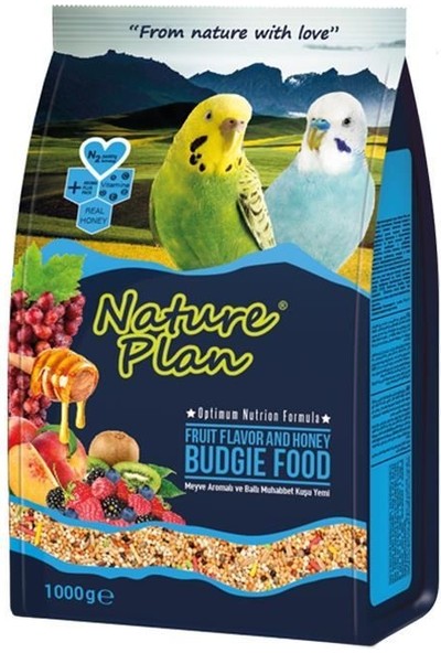 Nature Plan Np 1000GR Meyva Aromalı+ Ballı Muhabbet Yemı Nature Plan Np 1000GR Meyva Aromalı+ Ballı Muhabbet Yemı