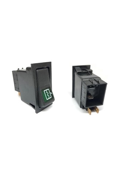 Ayna Isıtıcı Anahtarı Ym Dar Tip (2 Fiş) (Tek Tarafa Yaylı)