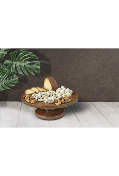 Keid Ahşap Servis Tabağı (Mat) Keid Ahşap Servis Tabağı (Mat)