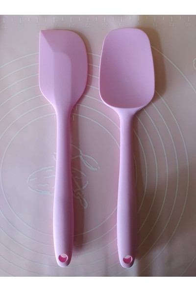 Natura life yanmaz yapışmaz komple silikon esnek 2 ' li spatula seti Natura life yanmaz yapışmaz komple silikon esnek 2 ' li spatula seti