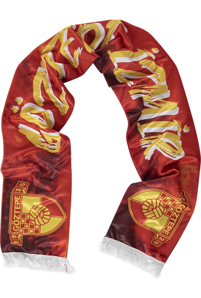 Goztepe Izmir Kırmızı Şal Atkı
