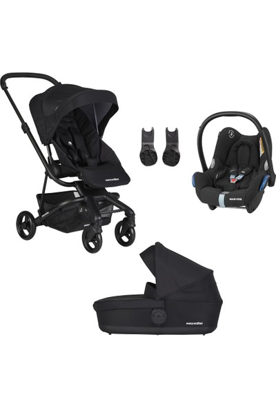Easywalker Charley Bebek Arabası Üçlü Set - Night Black