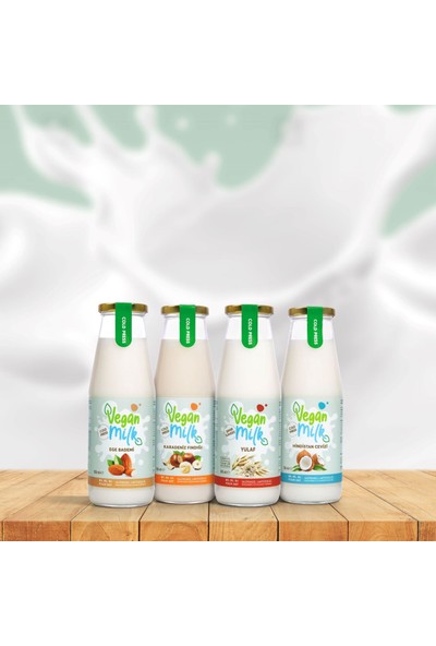 Vegan Milk Mix1 Sütü 4'lü 700 ml Vegan Milk Mix1 Sütü 4'lü 700 ml