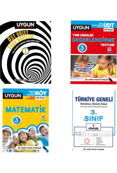 Sadık Uygun Yayınları 3. Sınıf Bilsem Hazırlık Seti Sadık Uygun Yayınları 3. Sınıf Bilsem Hazırlık Seti