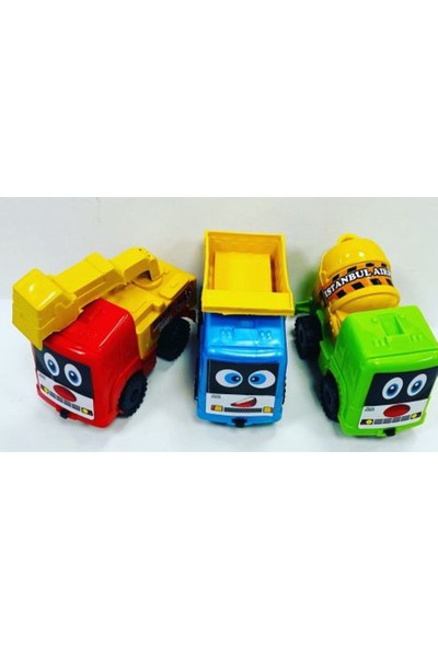 İstanbul Toys Sevimli Iş Makineleri 3 Lü Set