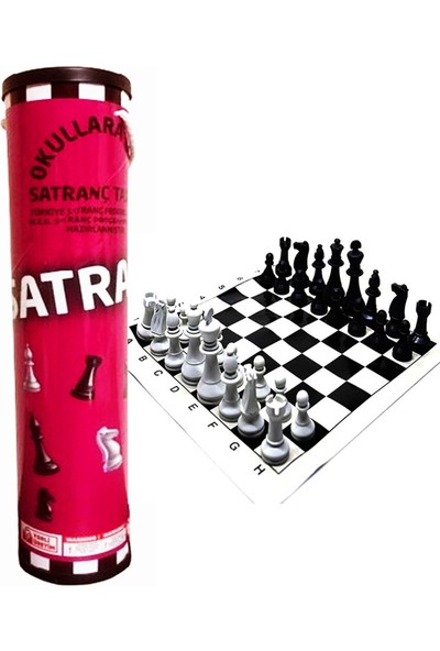 Şifainur Turnuva Satrancı Okullar Için Rulo Santraç Kutulu