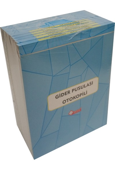 Uysal A5 Otokopili Gider Pusulası 10'lu Paket