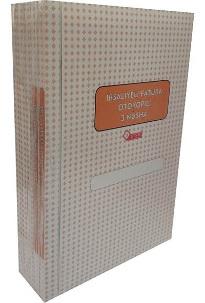 Uysal A4 Irsaliyeli Fatura 3 Nüsha 50 Yaprak 5'li Paket Uysal A4 Irsaliyeli Fatura 3 Nüsha 50 Yaprak 5'li Paket