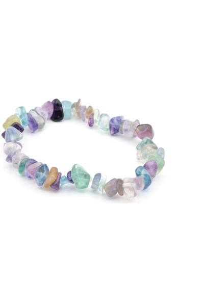 Murty99 Hakiki Doğal Kırık Taş Florit Taşı Bileklik 1.kalite Murty99 Hakiki Doğal Kırık Taş Florit Taşı Bileklik 1.kalite