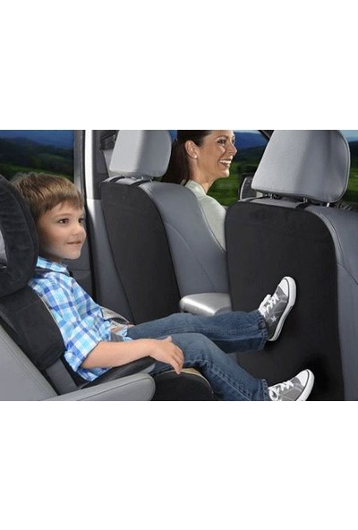 Easy Toptan Araba Koltuk Arkası Koruyucu 2 Li Kılıf - Siyah