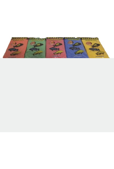 Vitasand Akvaryum ve Fanus Kumu 750 gr 5 Renk 1-2 mm Vitasand Akvaryum ve Fanus Kumu 750 gr 5 Renk 1-2 mm