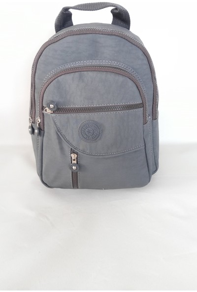 Sweet Polo Krinkıl Kumaş Çok Bölmeli Okul ve Sırt Çantası Gri. Sweet Polo Krinkıl Kumaş Çok Bölmeli Okul ve Sırt Çantası Gri.