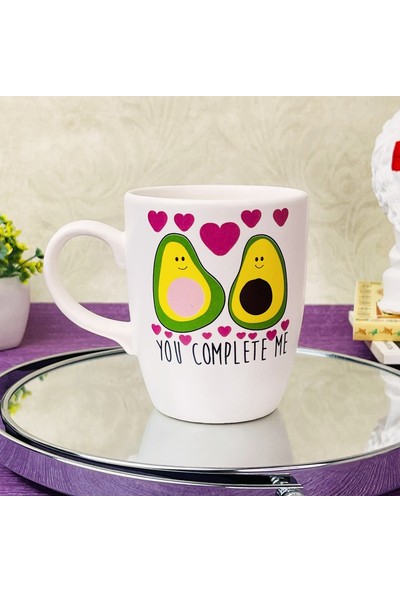 Çılgın Trend Avokado Tasarımlı 9 cm Kupa Bardak