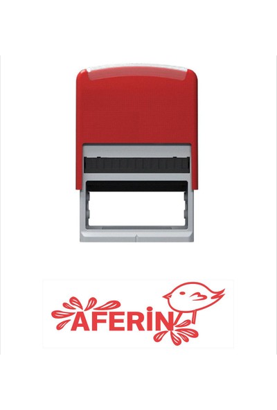 Baskı Life Aferin Öğretmen Kaşesi Kırmızı Baskı Life Aferin Öğretmen Kaşesi Kırmızı