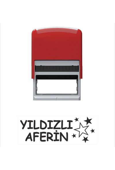 Baskı Life Yıldızlı Aferin Öğretmen Kaşesi Siyah Baskı Life Yıldızlı Aferin Öğretmen Kaşesi Siyah