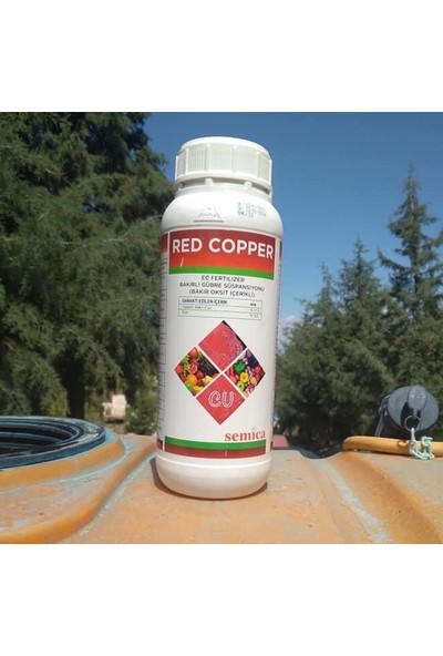 Semica Kimya Red Copper Bakırlı Gübre Süspansiyonu (1lt - %17 Bakır) Semica Kimya Red Copper Bakırlı Gübre Süspansiyonu (1lt - %17 Bakır)