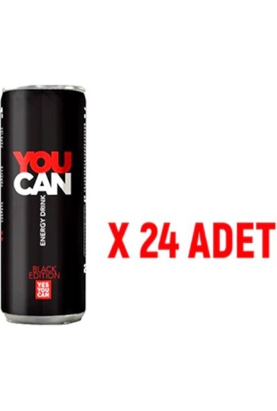 You Can Enerji Içeceği 250 ml x 24
