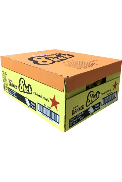 Ülker Dankek 8kek Çikolata Muz 55 gr x 24 Ülker Dankek 8kek Çikolata Muz 55 gr x 24