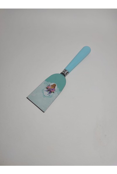 Ramdet dekoratif çiçek baskılı mini pasta spatulası 21 cm mini kek pasta spatulası small spatula Ramdet dekoratif çiçek baskılı mini pasta spatulası 21 cm mini kek pasta spatulası small spatula